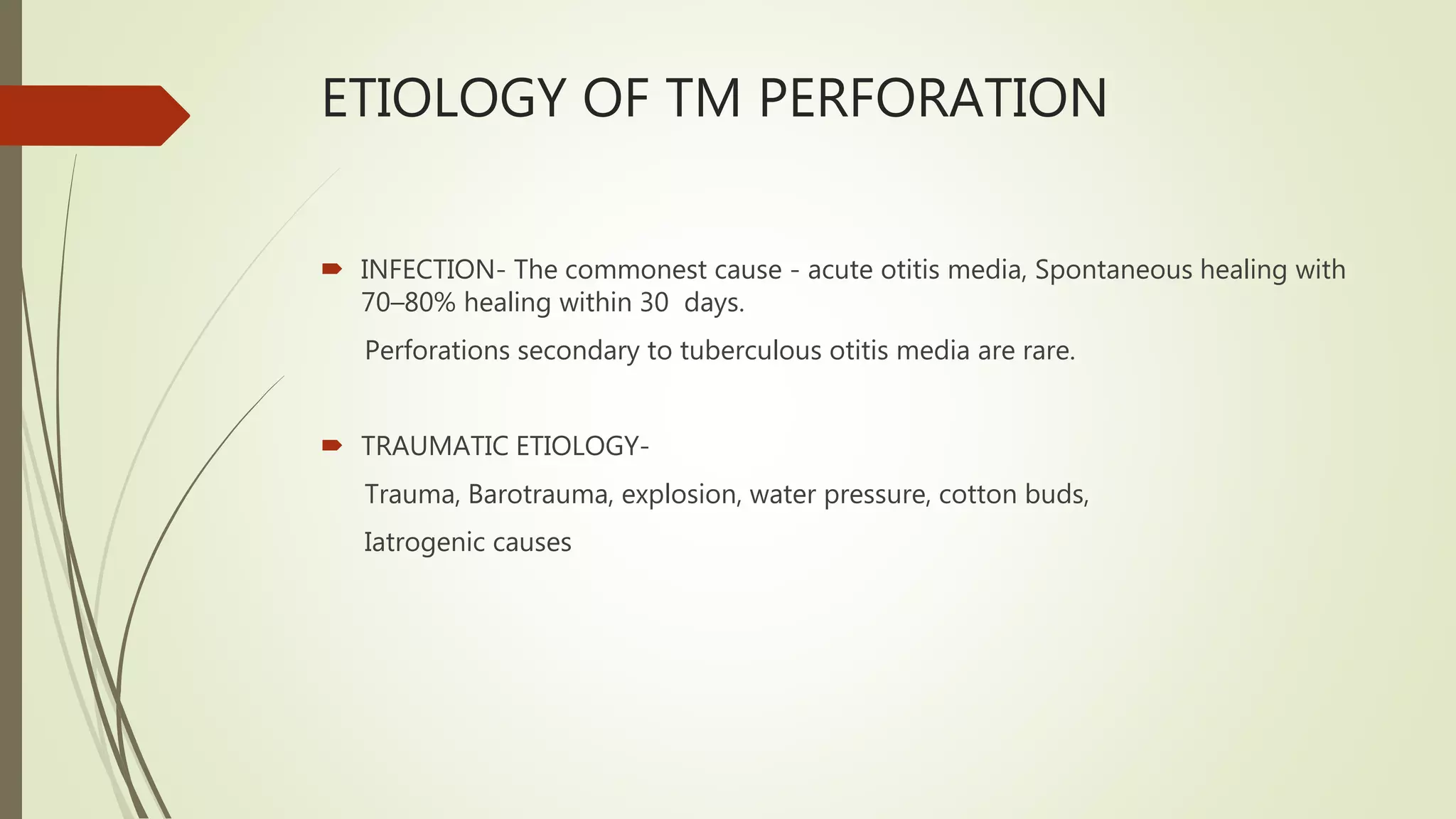 Tympanoplasty and ossiculoplasty | PPTX