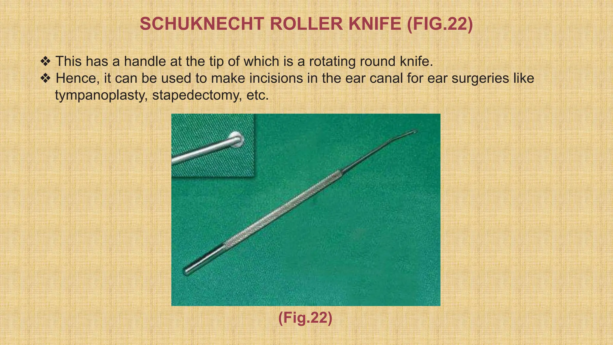 Tympanoplasty instruments | PPTX