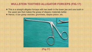 Tympanoplasty instruments | PPTX