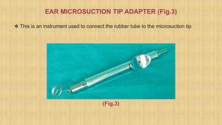 Tympanoplasty instruments | PPTX