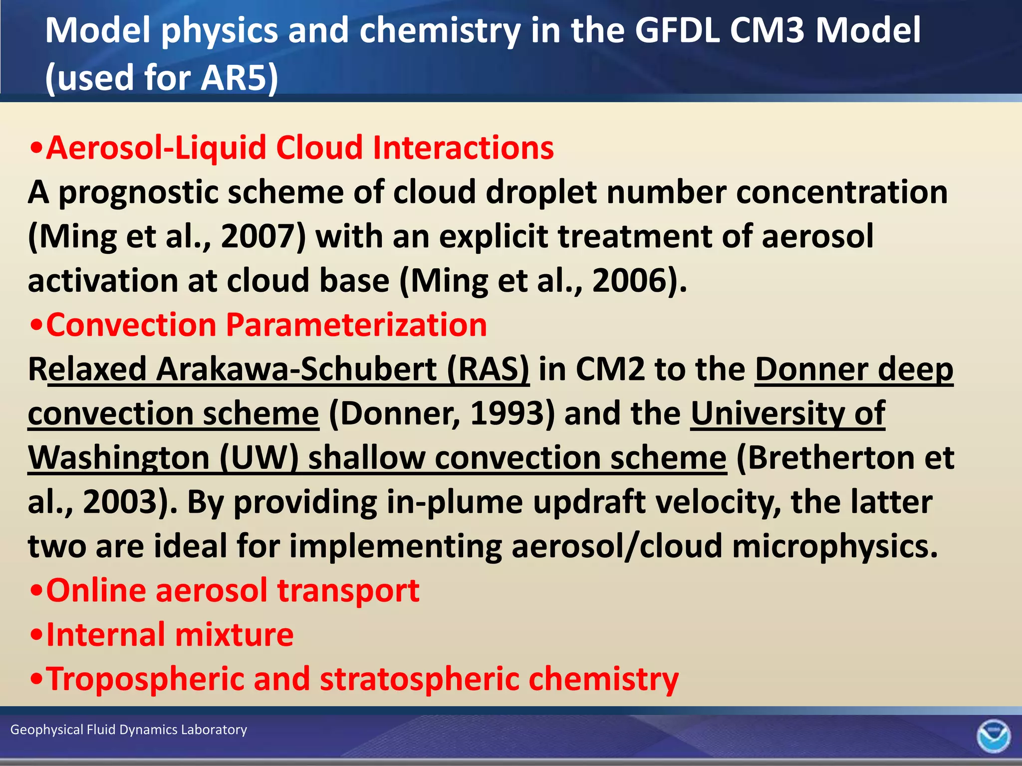 Aerosols versus LLGHGs: Global Forcing:Response relationships - V ...