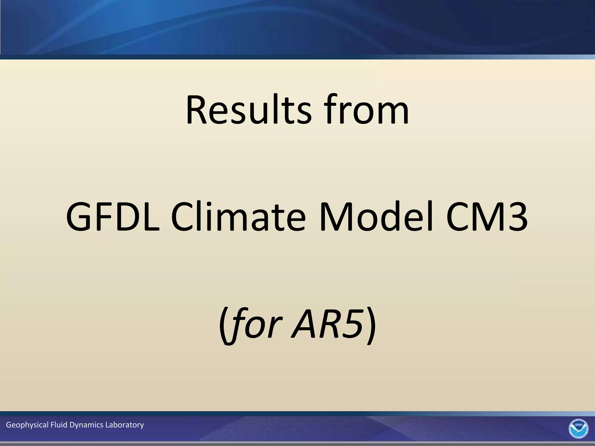 Aerosols versus LLGHGs: Global Forcing:Response relationships - V ...