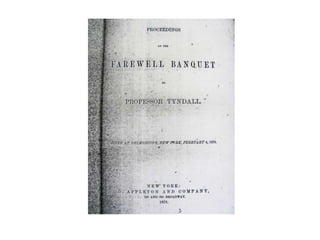 Look Who's Coming to Dinner: John Tyndall, Darwin, and Pure vs ...