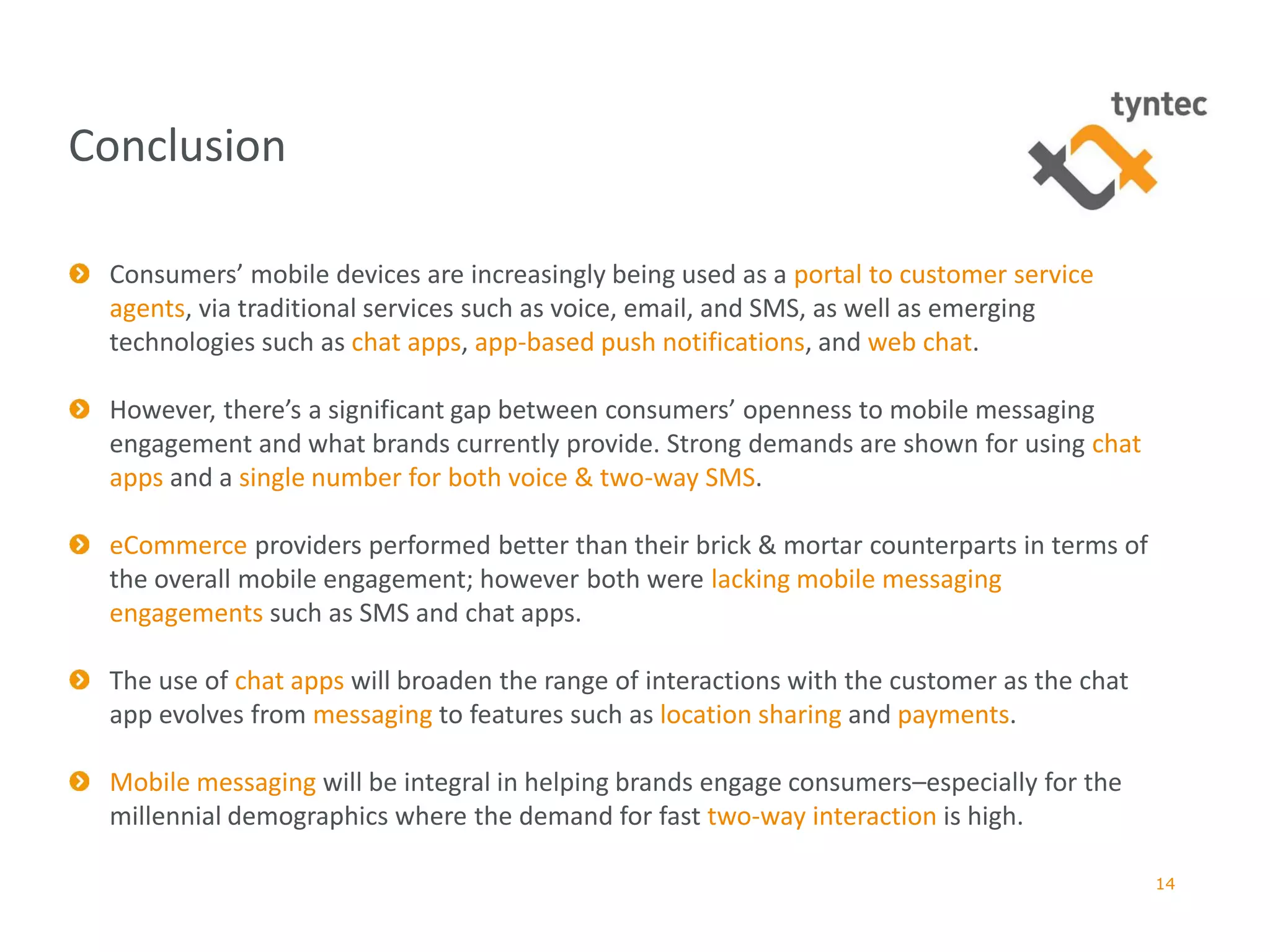 Customer Engagement shifts to Mobile Messaging | PDF