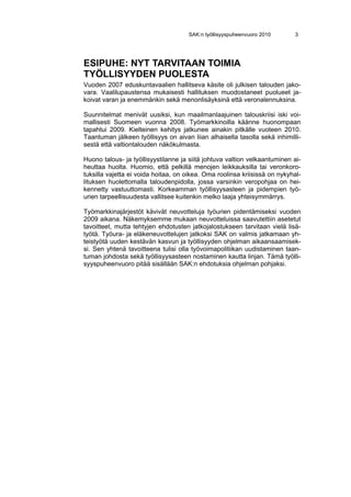 SAK:n työllisyyspuheenvuoro | PDF