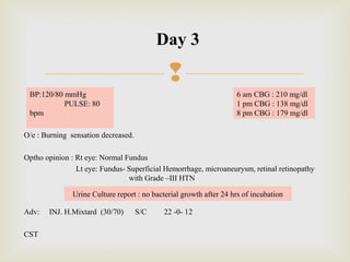 Case on type II diabetes mellitus with peripheral neuropathy with ...