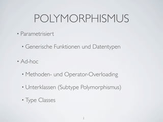 Type Classes in Scala | KEY | Programming Languages | Computing