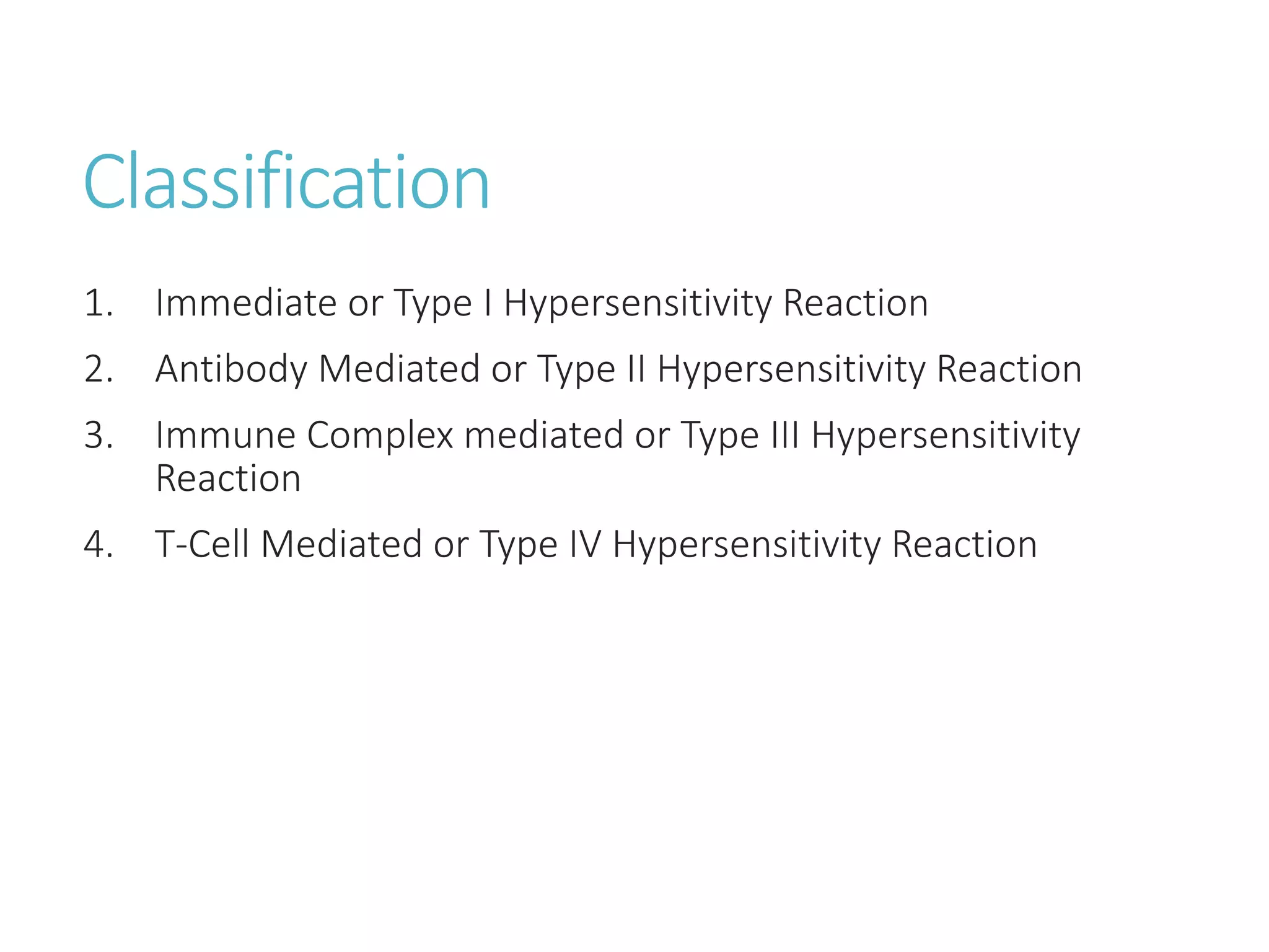 Type I Hypersensitivity Reaction | PPTX