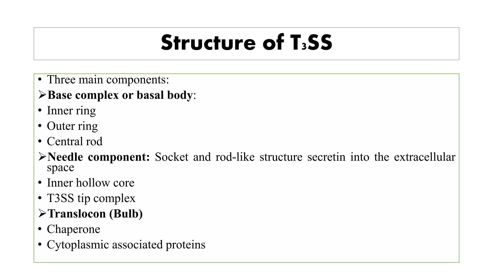 Type iii bacterial secretion system | PPTX