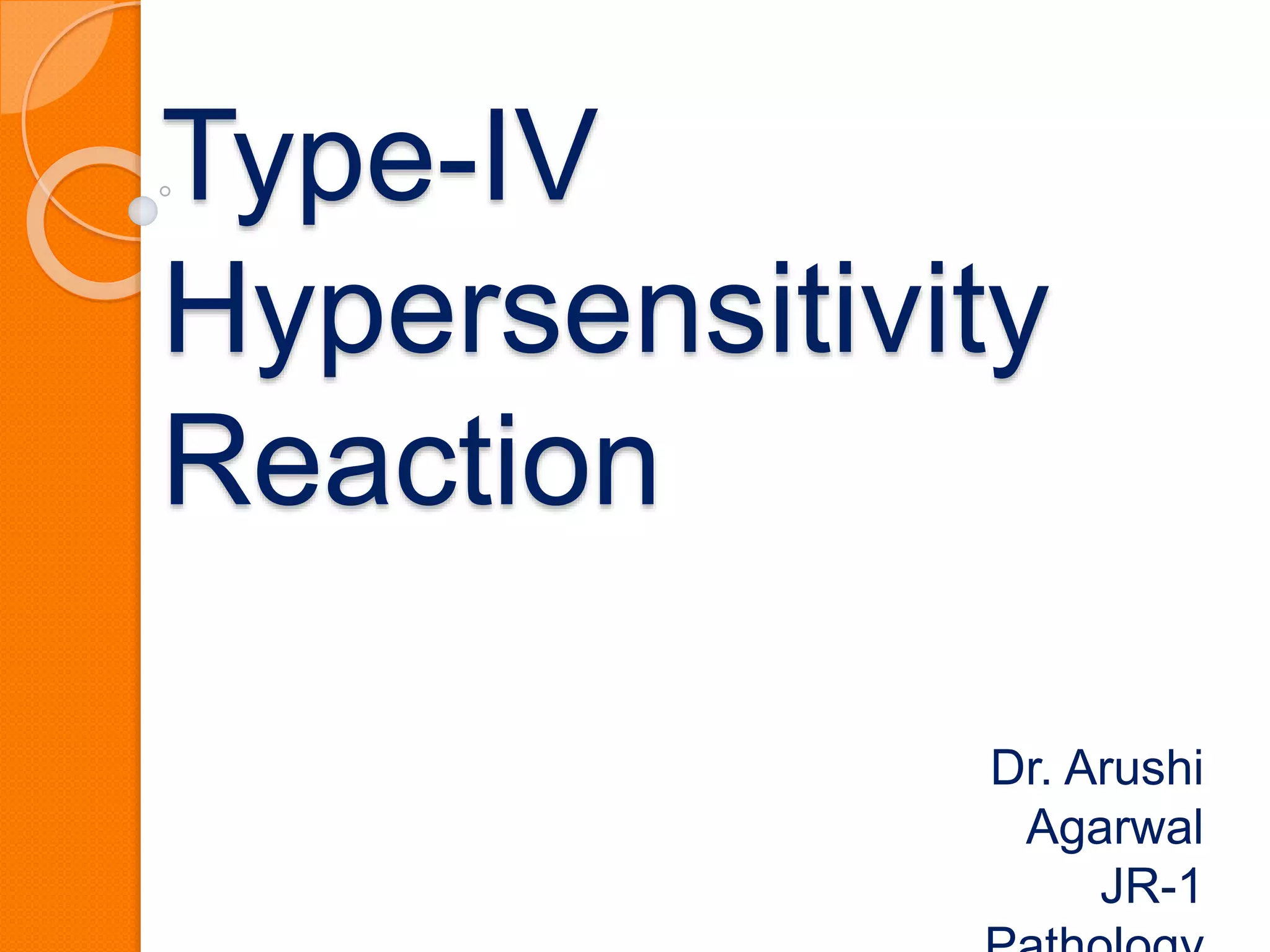 Type iv hypersensitivity reaction | PPTX