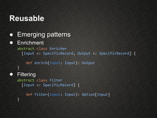 Type safe, versioned, and rewindable stream processing with Apache {Avro, Kafka} and Scala | PDF