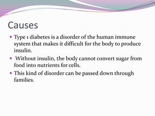 Type 1 diabetes anatomy2 | PPTX