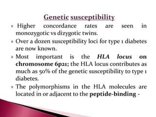 Type 1 diabetes mellitus | PPTX