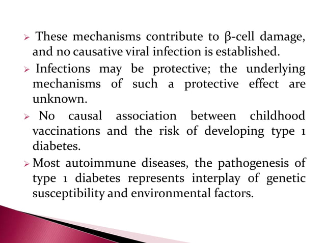 Type 1 diabetes mellitus | PPTX