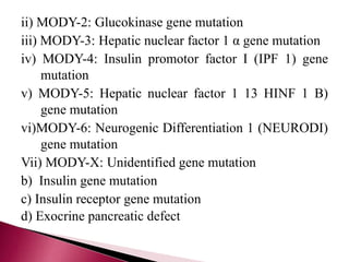 Type 1 diabetes mellitus | PPTX