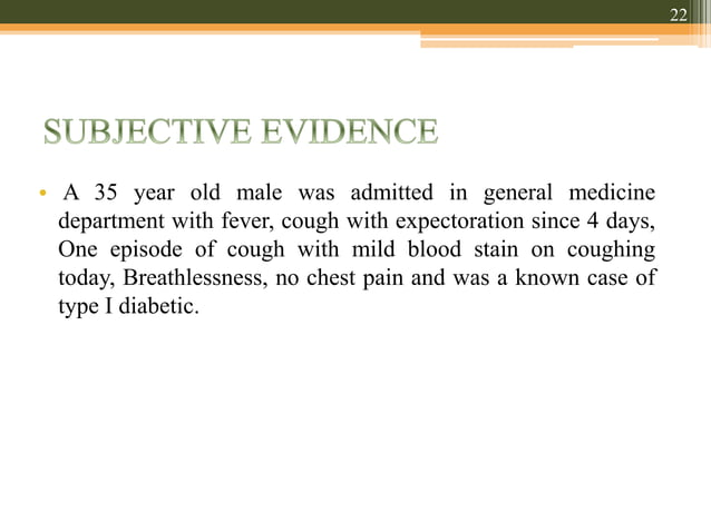 Case Presentation in SOAP Format | PPTX