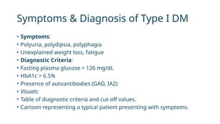 Introduction to Type 1 DM and history about insulin and DM demo.pptx