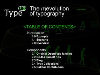 Type 2.0 - The (R)Evolution of Typography | PPT
