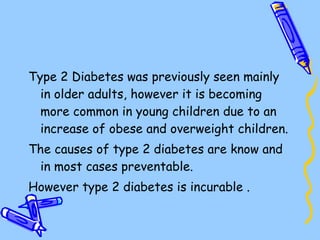 Type 2 Diabetes PPT | PPT