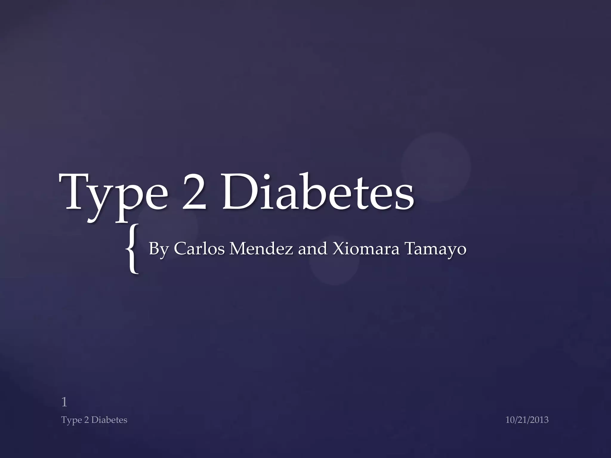 Type 2 diabetes | PPTX