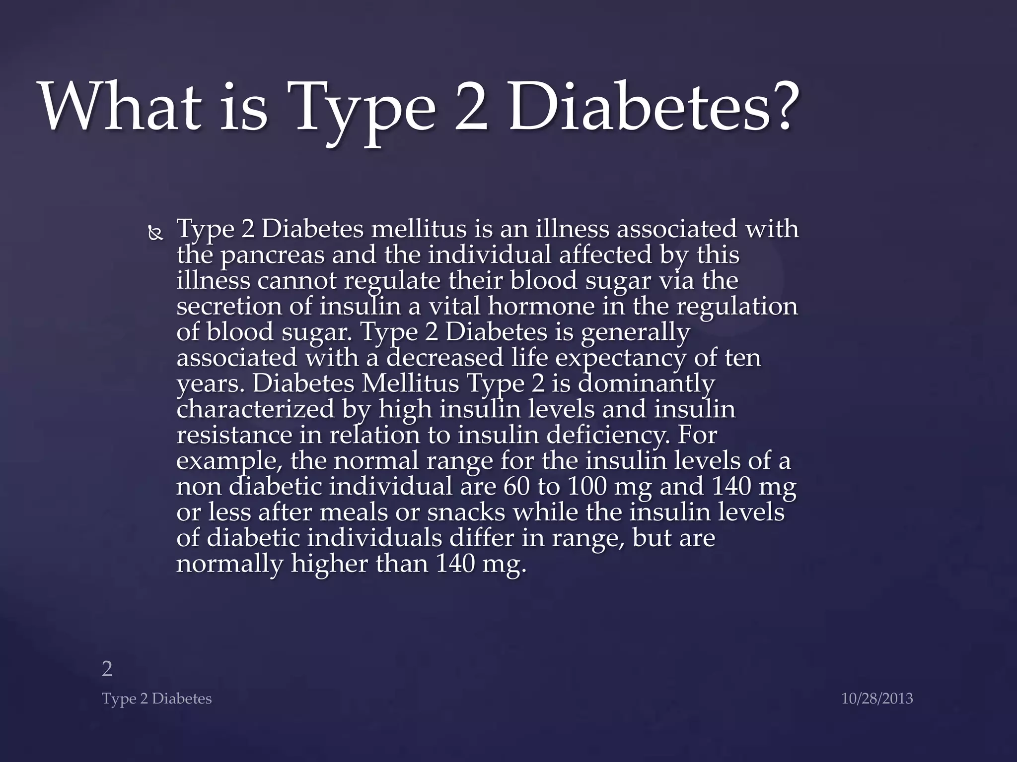 Type 2 diabetes | PPTX