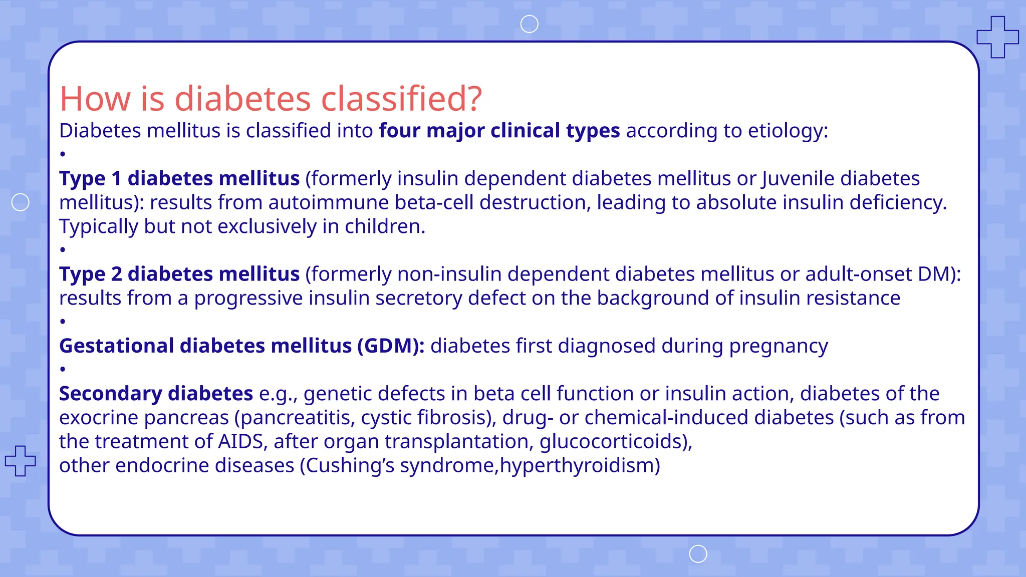 A presentation about Diabetes Mellitus Type 2 | PPT