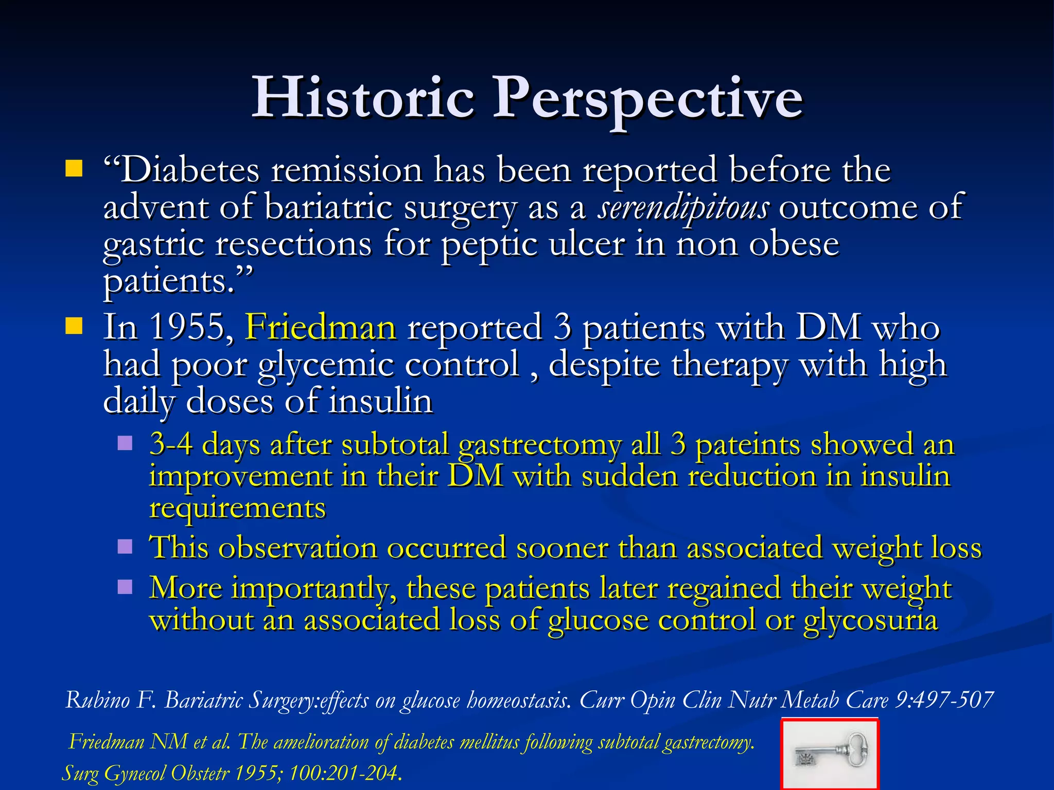 Type 2 Diabetes & Surgical Disease | PPT