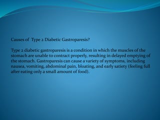 Type 2 Diabetic Gastroparesis.pptx