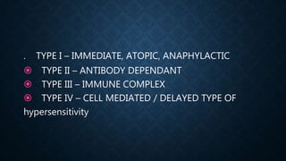 hypersensitivity reactions type 3 and 4 | PPTX