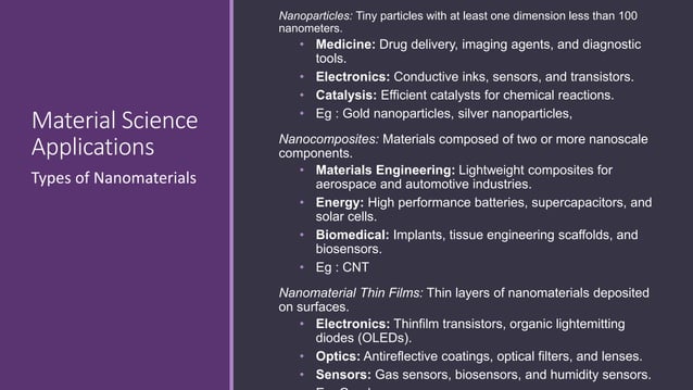 Overview Of Nanotechnology Historical Perspective Of Integration Of Biology , Chemistry And ...