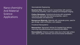 Overview Of Nanotechnology Historical Perspective Of Integration Of Biology , Chemistry And ...
