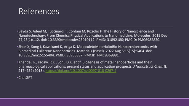 Overview Of Nanotechnology Historical Perspective Of Integration Of Biology , Chemistry And ...