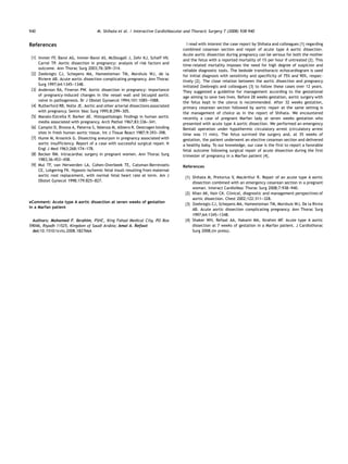 Type a dissection in pregnancy | PDF
