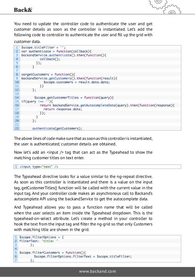 Learn How to Implement Typeahead with ng-grid