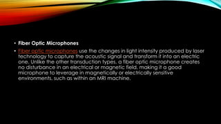 Type and applications of microphones | PDF