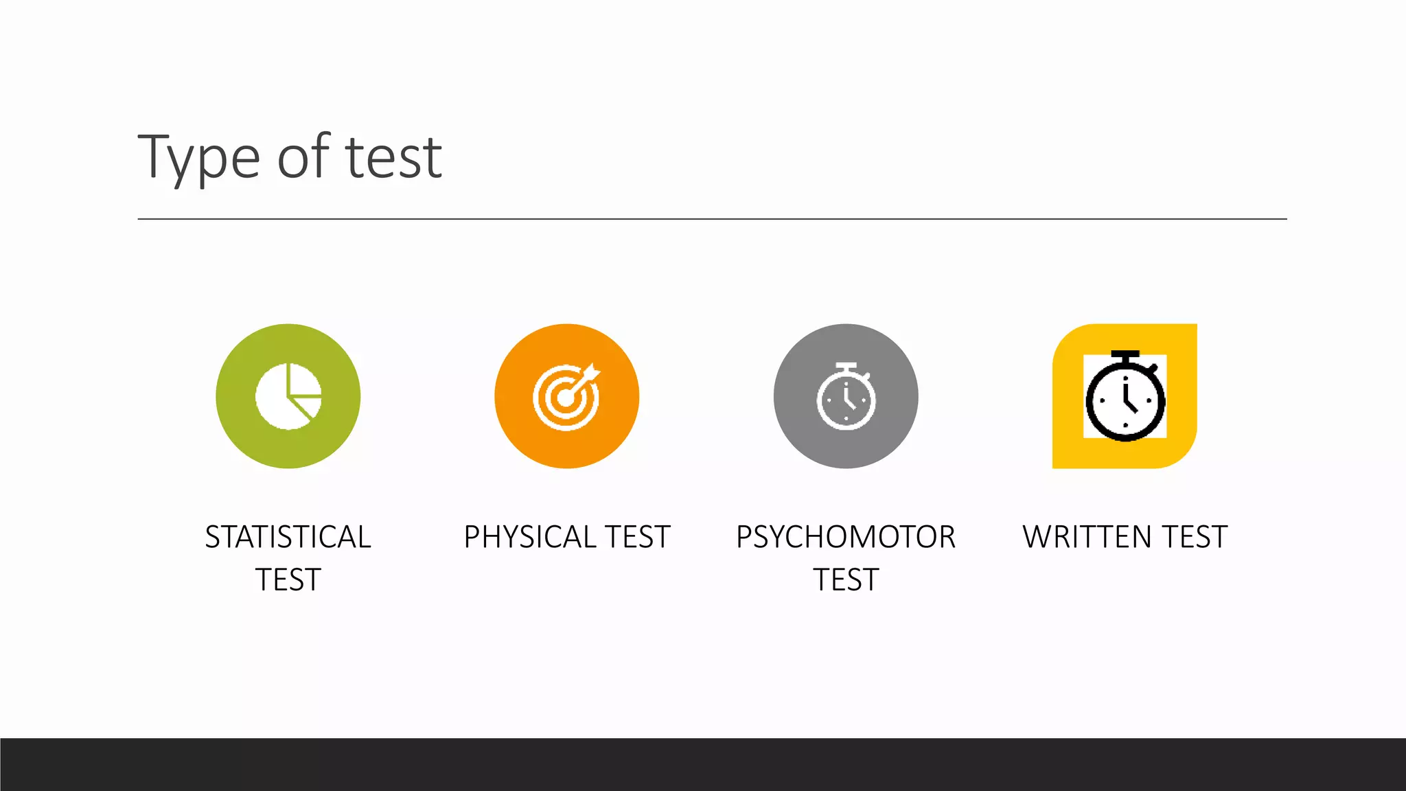 Type and classification of test | PDF