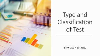 Type and classification of test | PDF