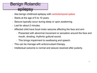 Type and evaluation of seizures | PPT