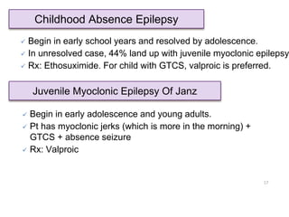 Type and evaluation of seizures | PPT