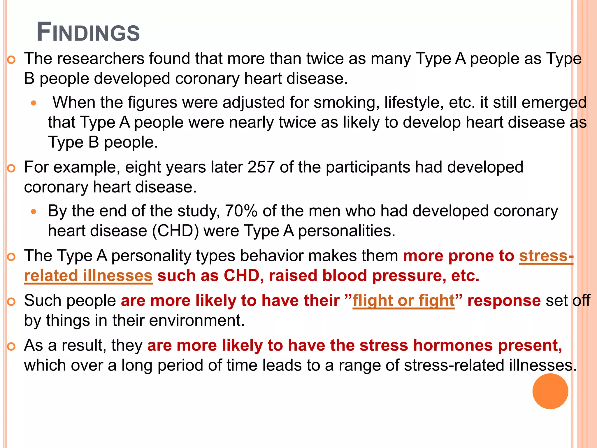 Type A Behavior Pattern (TABP) | PPTX