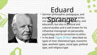 TYPE APPROACHES in psychology. John .pptx