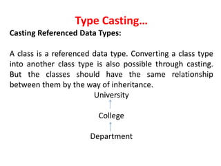 Type casting | PPTX