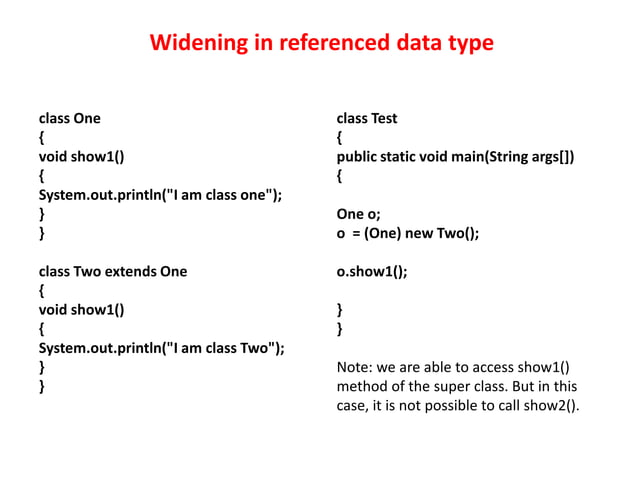 Type casting | PPTX | Programming Languages | Computing