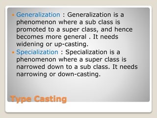 Type casting | PPTX
