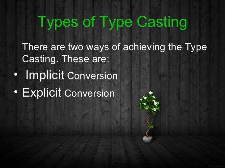 Type Casting in C++