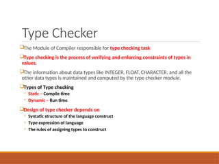 Type Checking and Type Conversion.pptxType Checking and Type Conversion ...
