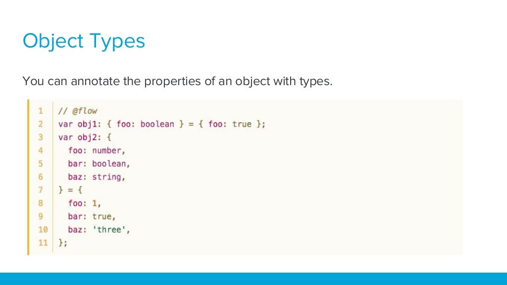Type Checking in Javascript with Flow