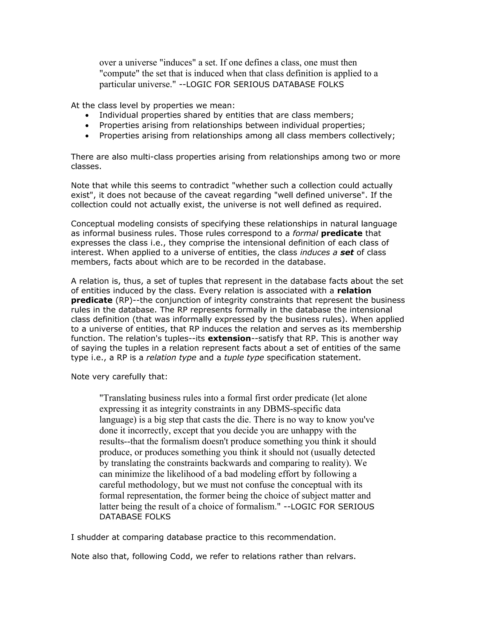 Domain vs. (Data) Type, Class vs. Relation | DOC
