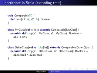 Type classes | PPT