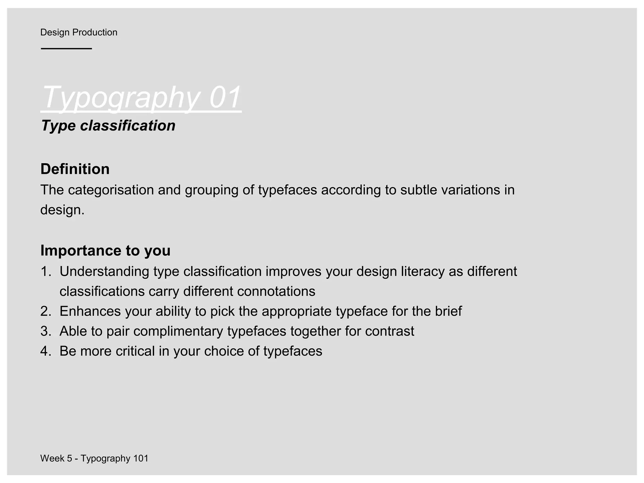 Type classification | PPTX